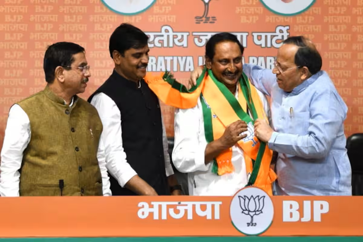 Former Andhra Pradesh Cm Kiran Kumar Reddy Joins Bjp
